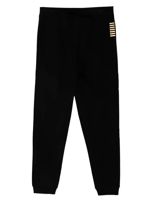 EA7 Logo-print Track Pants - Black