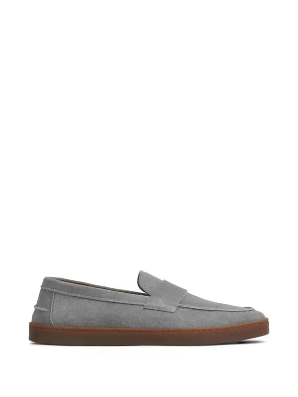 HENDERSON BARACCO Suede Loafers - Grey