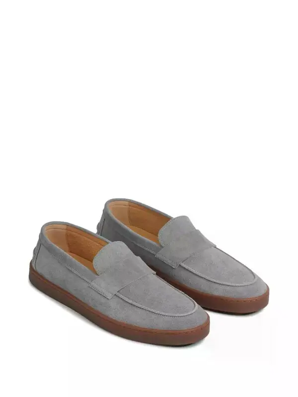 HENDERSON BARACCO Suede Loafers - Grey