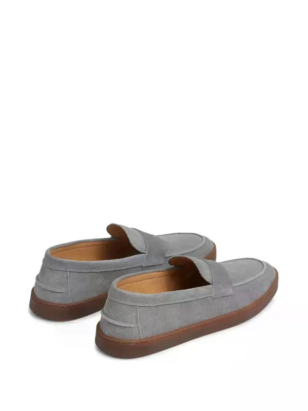 HENDERSON BARACCO Suede Loafers - Grey