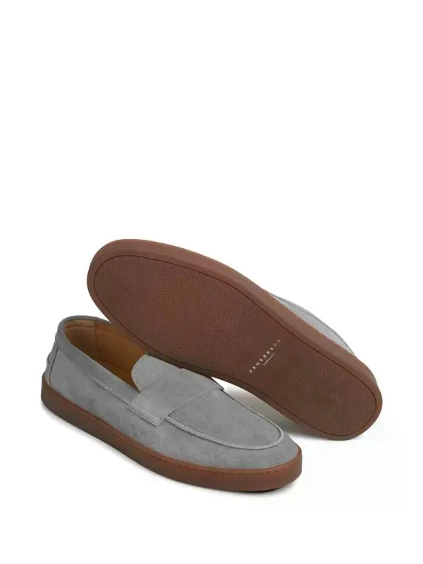 HENDERSON BARACCO Suede Loafers - Grey