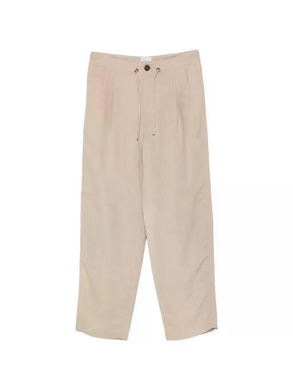 Brunello Cucinelli Drawstring Pences Trousers