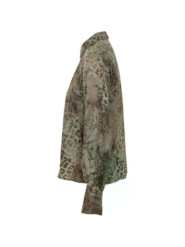 Ba&sh Cornelia Printed Shirt - Green