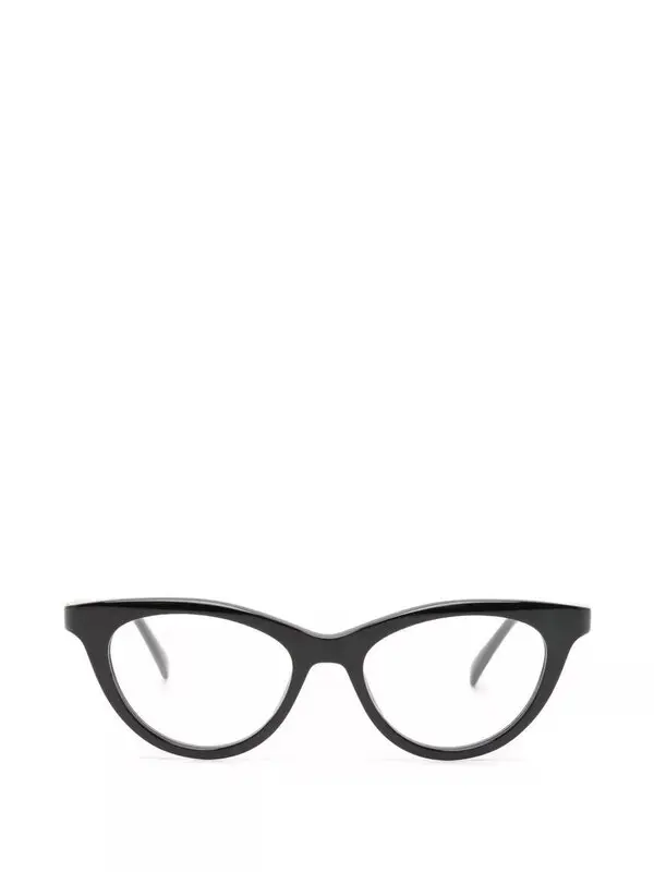 Gucci Logo-plaque Cat-eye Glasses - Black