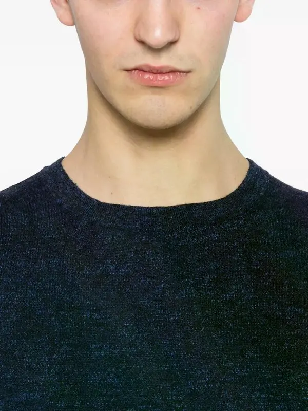 Woolrich Crew-neck Knitted T-shirt - Blue