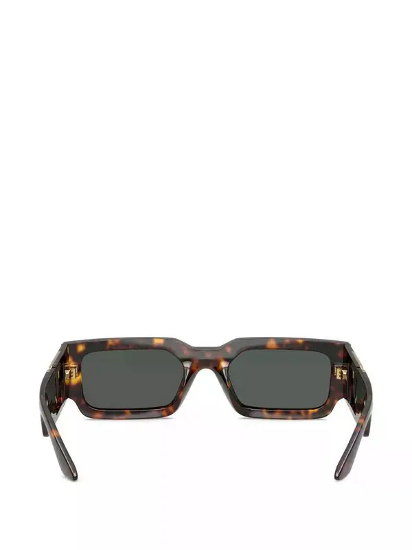 Versace Logo-detail Sunglasses - Brown
