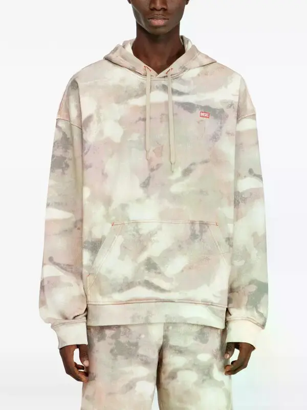 DIESEL® S-boxt Abstract-pattern Hoodie