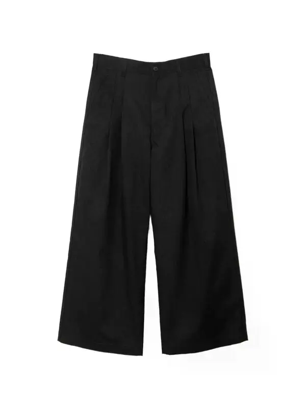 Comme Des Garçons Wide-leg Twill Trousers