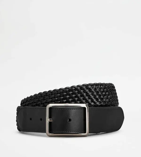 TOD'S Belt In Woven Leather