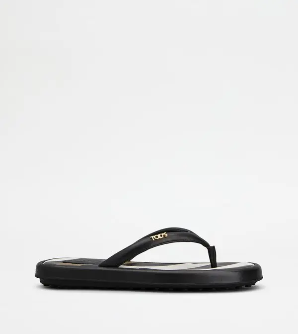 TOD'S Leather Thong Sandals