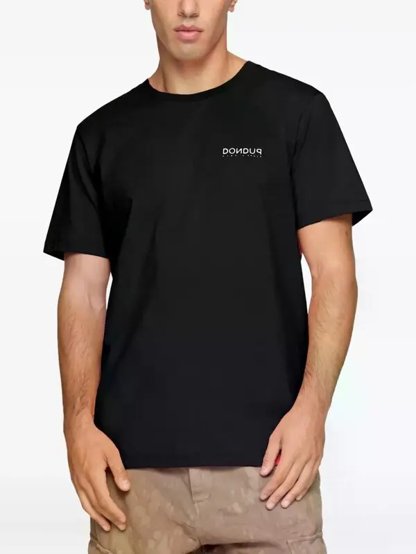 DONDUP Logo-embroidered Crew-neck T-shirt