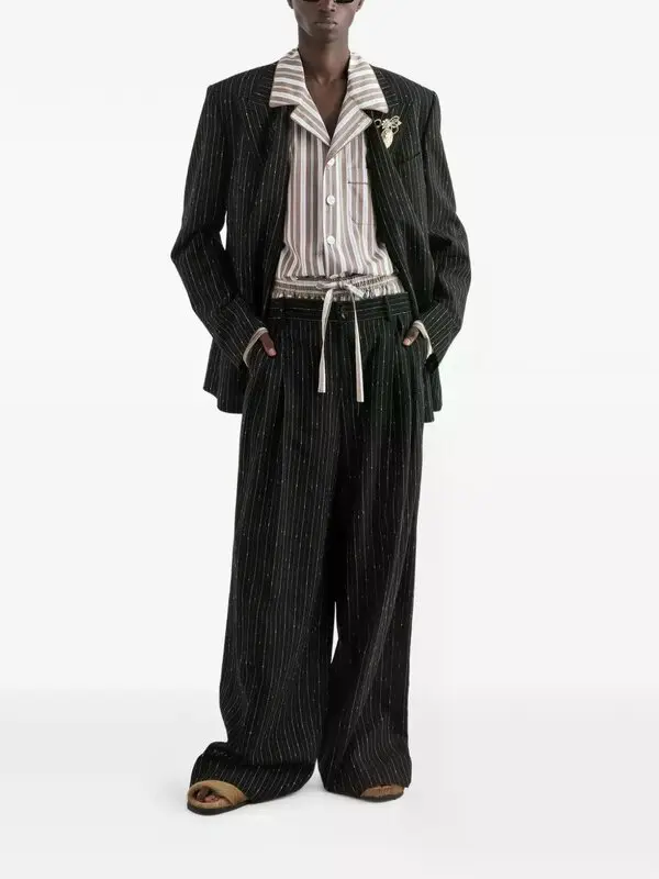 Dolce & Gabbana Compact Striped Poplin Vanity Shirt