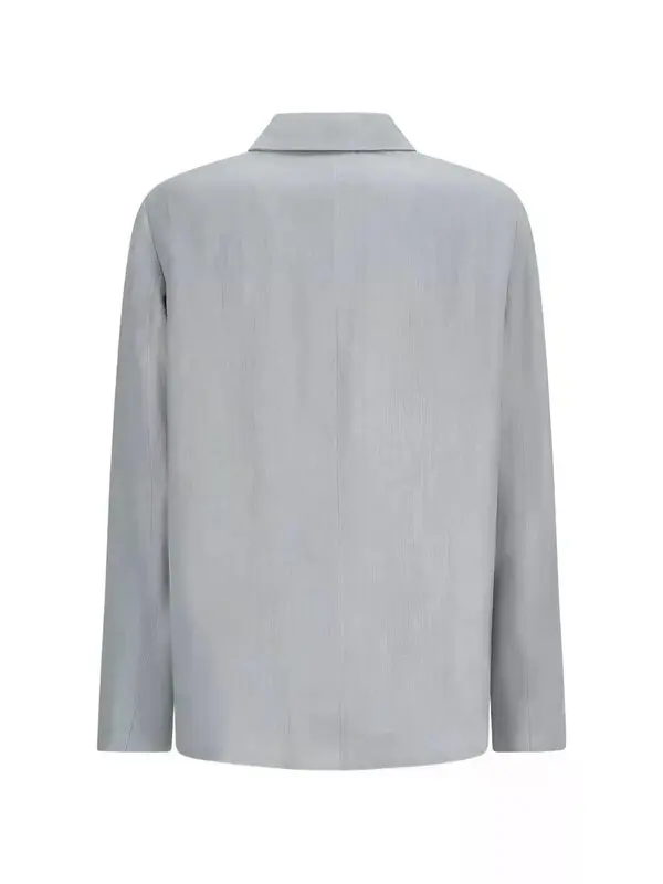 LARDINI Buttoned Pocket Jacket - Grey