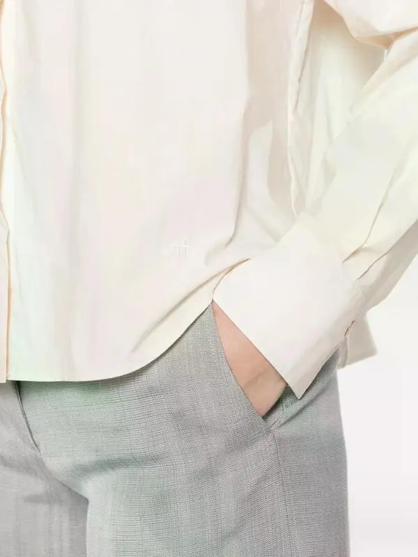 FORTE_FORTE Button-up Long-sleeve Shirt