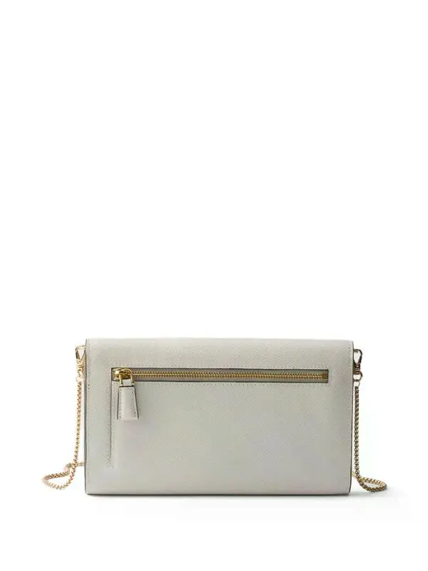 Prada Saffiano Leather Mini Bag With Chain Strap