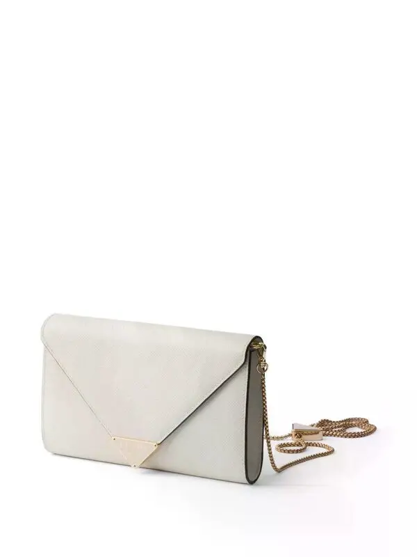 Prada Saffiano Leather Mini Bag With Chain Strap