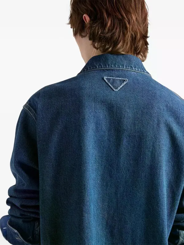 Prada Light Denim Blouson Jacket