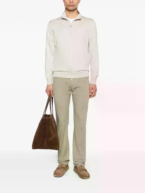 GRAN SASSO Zip-up Cardigan