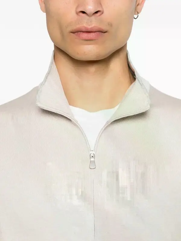 GRAN SASSO Zip-up Cardigan