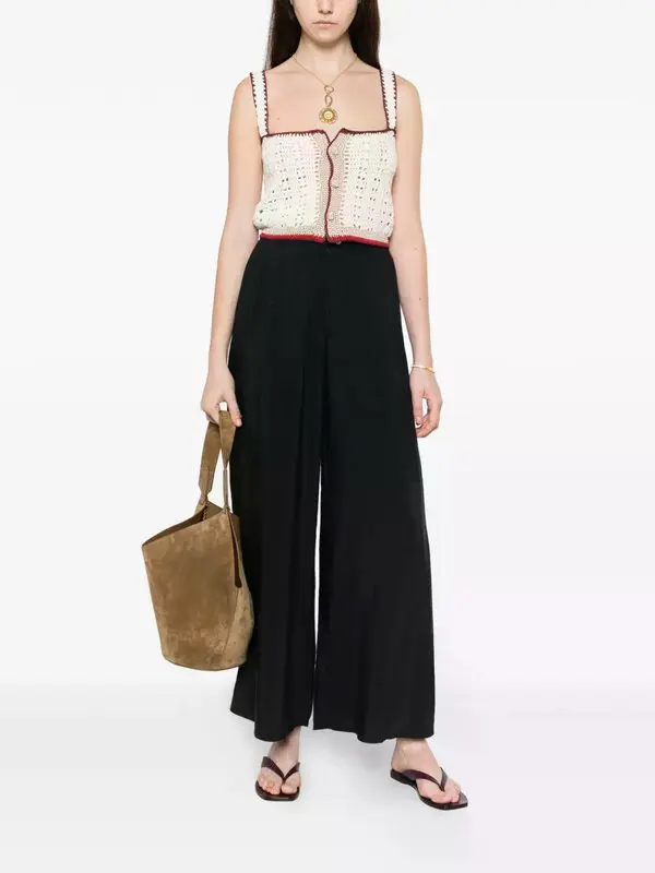 FORTE_FORTE Crochet Button Top