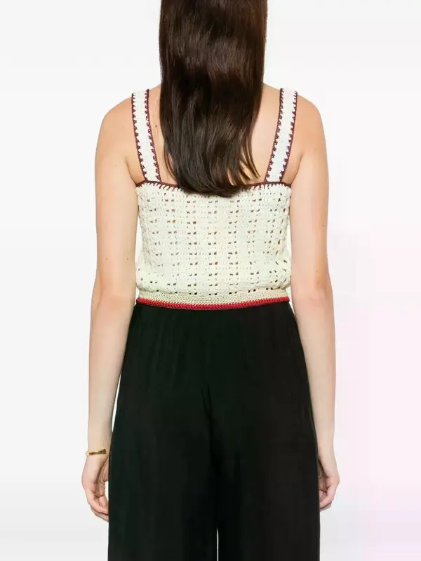 FORTE_FORTE Crochet Button Top