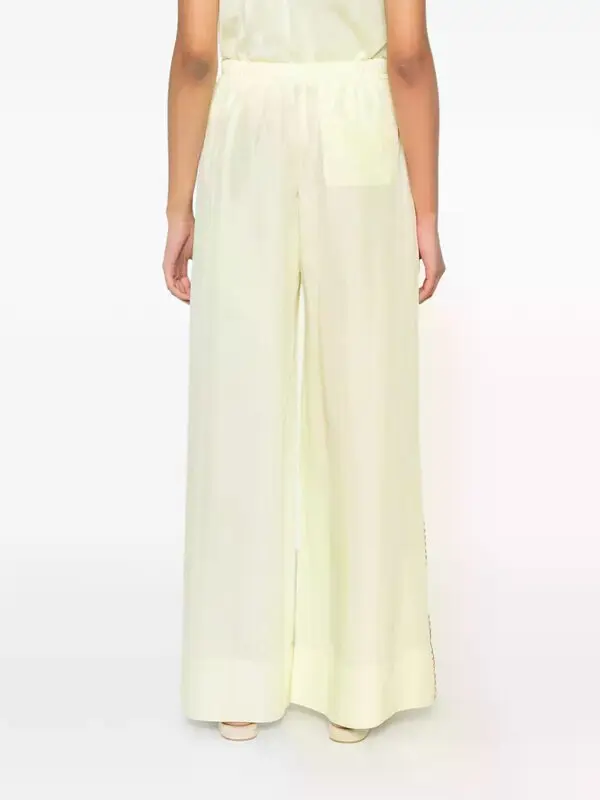 FORTE_FORTE Drawstring Scalloped Trousers