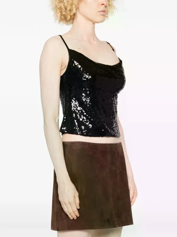 Versace Sequin Embellished Top