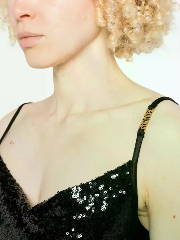Versace Sequin Embellished Top
