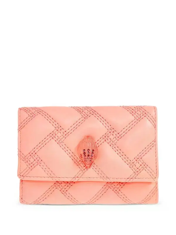 Kurt Geiger Kensington Embellished Leather Wallet - Pink