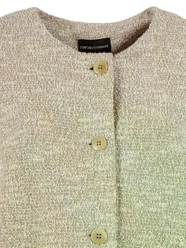 Emporio Armani Buttoned Blazer - Neutrals