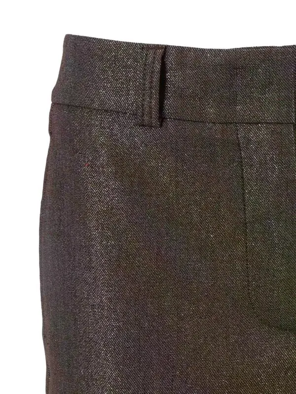 Peserico Cuffed Tapered Trousers - Brown