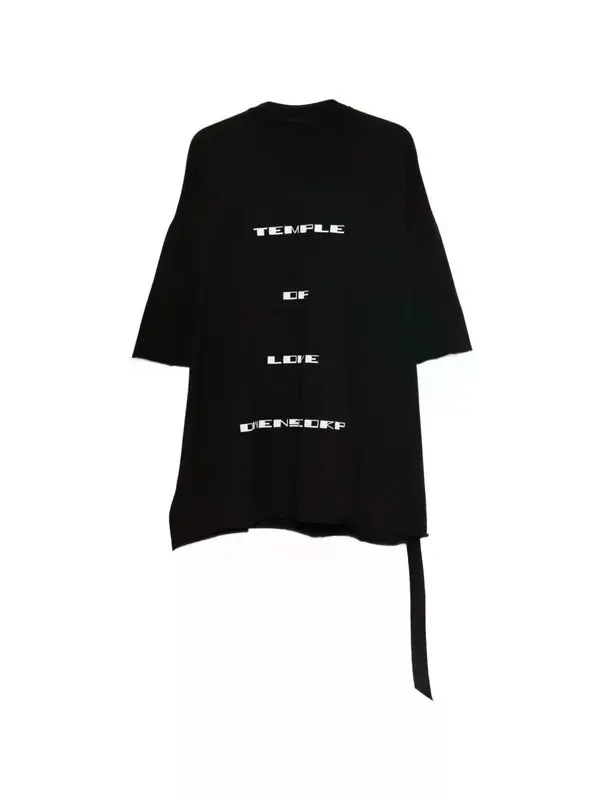 Rick Owens Tommy Text-print T-shirt