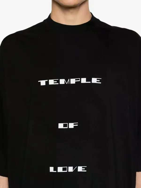 Rick Owens Tommy Text-print T-shirt