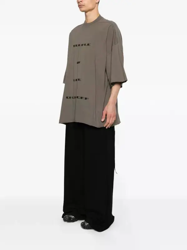 Rick Owens Tommy Text-graphic T-shirt