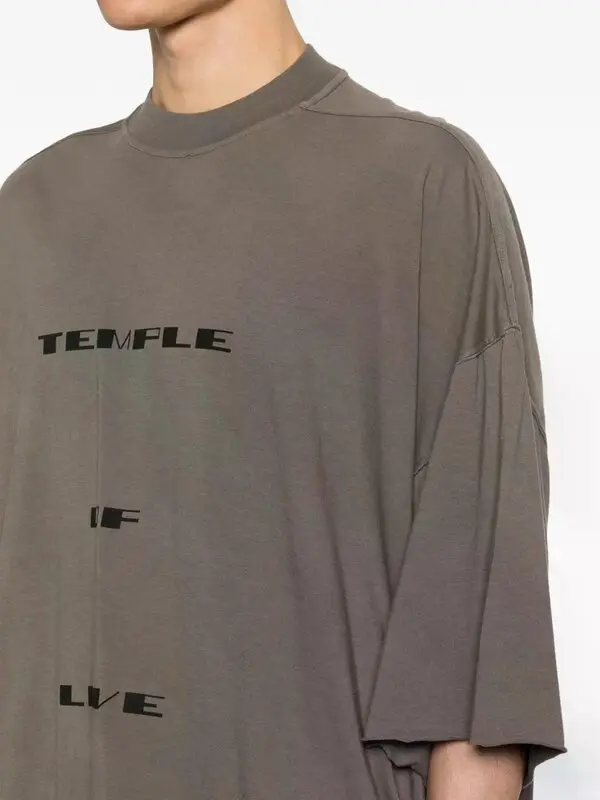 Rick Owens Tommy Text-graphic T-shirt