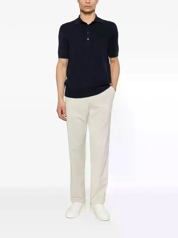 Brunello Cucinelli Ribbed Polo Shirt