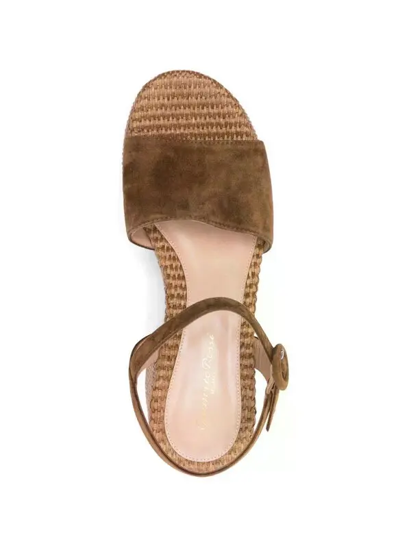 GIANVITO ROSSI Suede Platform Sandals