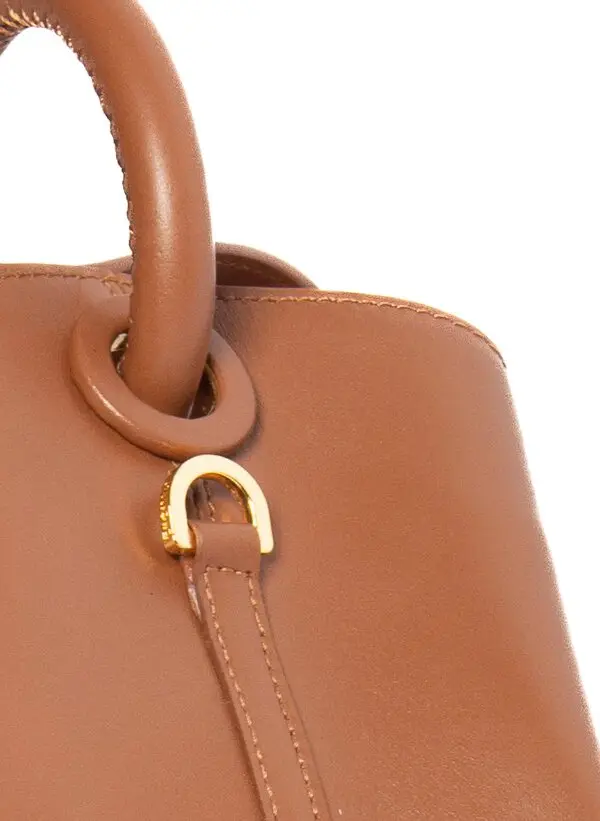 ELLEME Raisin Handbag - Cognac