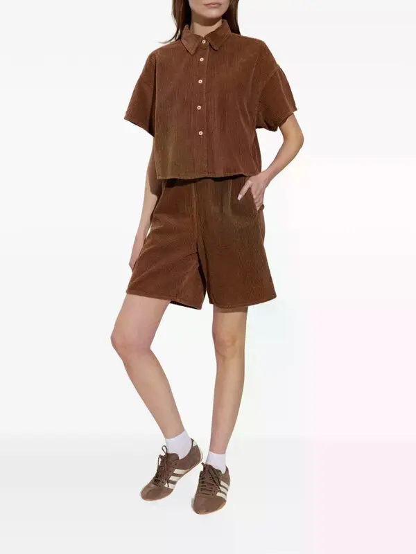 American Vintage Padow Corduroy Shorts - Brown
