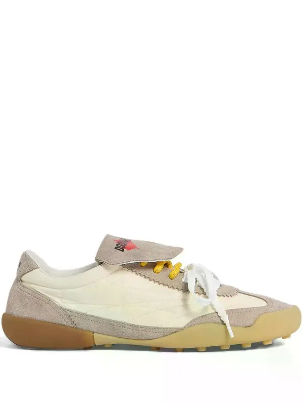 Dsquared2 Panelled Suede & Nylon Low-top Sneakers
