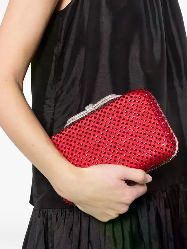 Mach & Mach Embellished Bow Mini Bag
