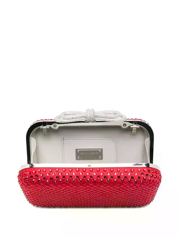 Mach & Mach Embellished Bow Mini Bag