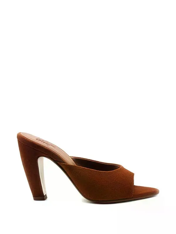 GIABORGHINI Peep-toe Sandals - Brown