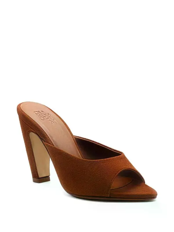 GIABORGHINI Peep-toe Sandals - Brown