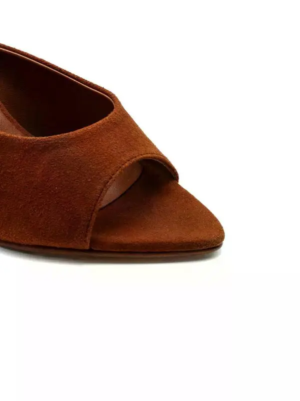 GIABORGHINI Peep-toe Sandals - Brown