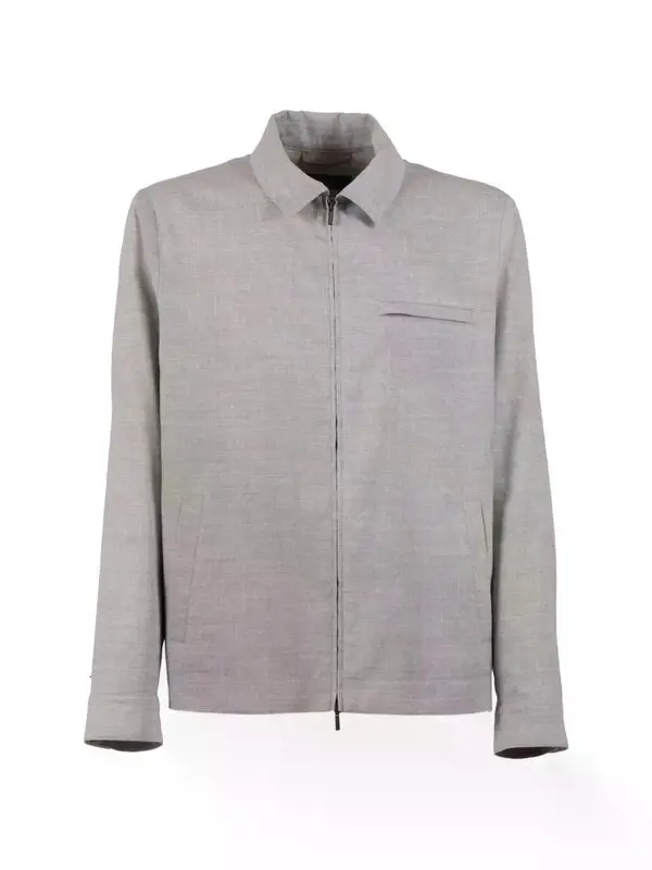 Peserico Zip-up Shirt Jacket