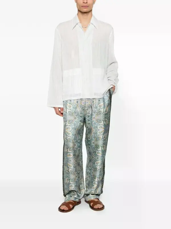 Etro Paisley-print Trousers