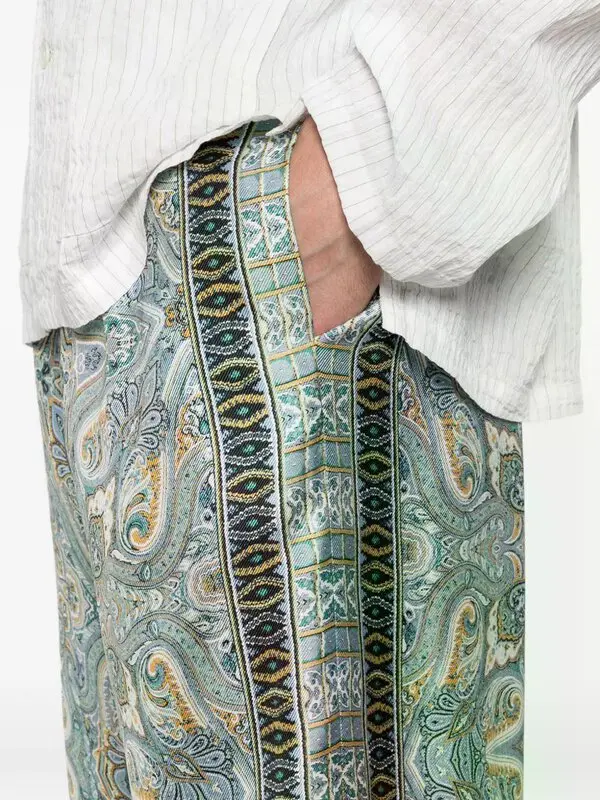 Etro Paisley-print Trousers