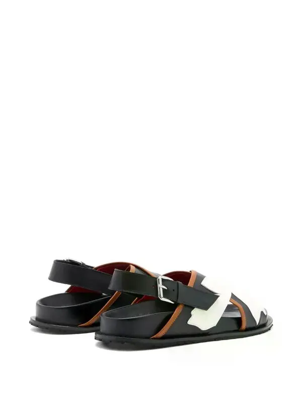 Plan C Criss-cross Strap Sandals