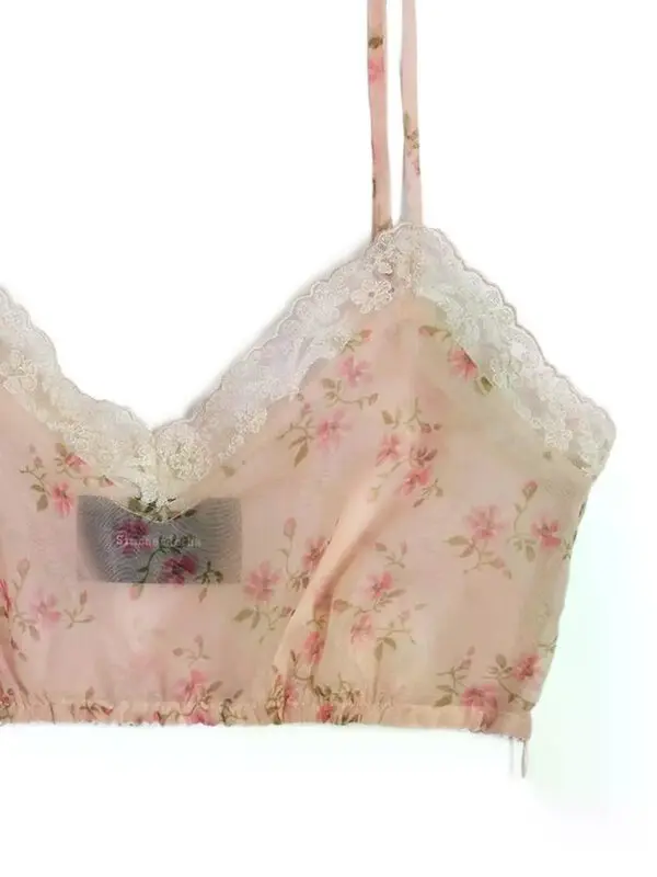 Simone Rocha Floral Lace Bralette